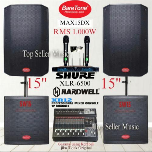 Jual Paket Sound System Speaker Aktif 15 Inch Plus Subwoofer Sw15 ...