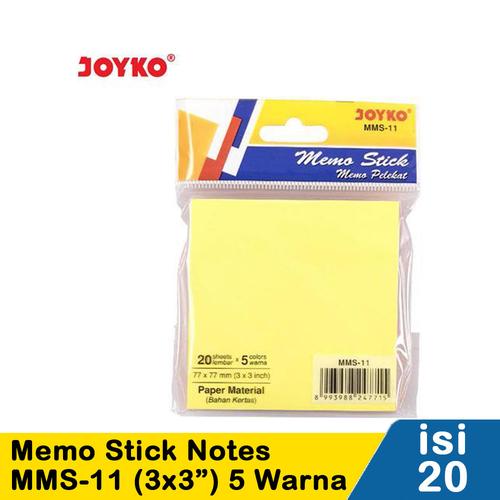 Jual Memo Stick / Memo Pelekat Joyko Sticky Notes MMS-11 - Kota Cilegon ...