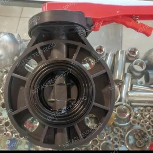 Jual Butterfly Valve PVC 4" Inch Lever Handel - Jakarta Barat - ROTASI ...