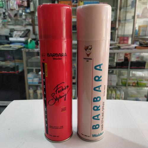 Jual barbara hair spray 280 ml / barbara hairspray 280 ml - pink - Kab ...