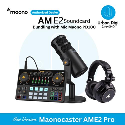 Jual Maonocaster AM E2 + Maono PD100 Paket Soundcard Recording ...