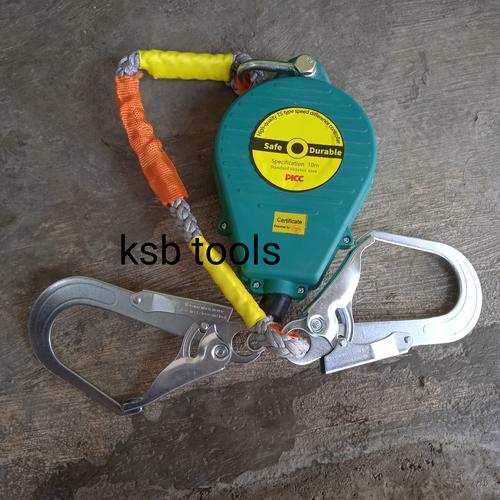 Jual Tali pengaman/fall arrester selp retractable lifeline big 5m 10m ...