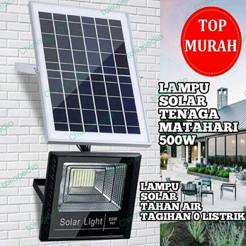 Jual Lampu Solar panel Cell 500W Solar Cell Lar Panel Waterproof Lampu ...