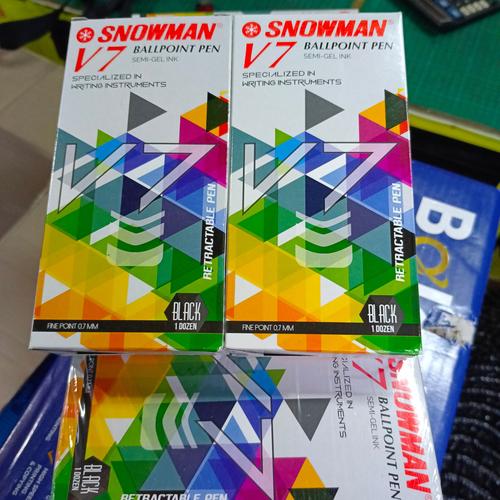 Jual snowman pulpen v7 bolpen murah - Hitam - Jakarta Pusat ...