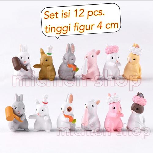 Jual FIGURE HEWAN KELINCI RABBIT E - DIORAMA MAKET MINIATUR MAINAN ...