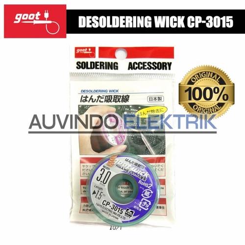 Jual Solder Wick Goot wick 3mm Pita Serap Timah Goot CP-3015 Japan ...