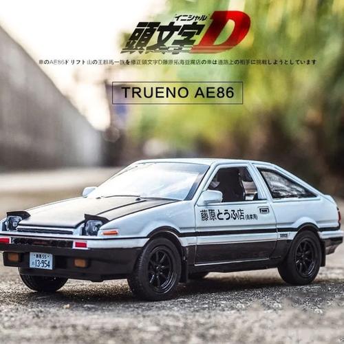 Promo Diecast mobil trueno AE86 initial d Putih Kap Hitam Skala 1:28 - Putih - Kota Bandung ...