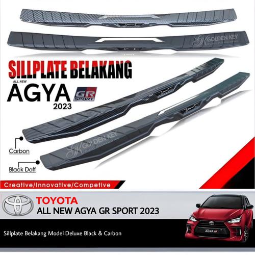 Jual Sillplate Belakang All New Agya GR Sport 2023 Rear Scuff Plate ...