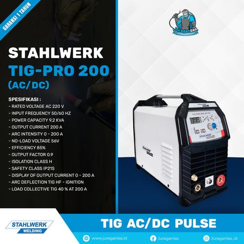 Jual Mesin las AC / DC TIG / Argon Pulse merk Stahlwerk TigPro-200 ...