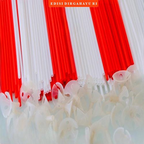 Jual Stik Gagang Balon Tangkai Balon Merah Putih Perlengkapan Dirgahayu ...