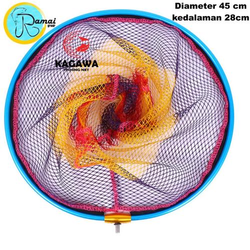 Jual READY!!! Kepala serokan pencedok jala jaring bulat baut 8mm jaring ...