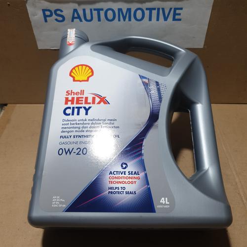 Jual OLI SHELL HELIX CITY 0W-20 4 LITER GASOLINE ENGINE - Kota Bandung ...