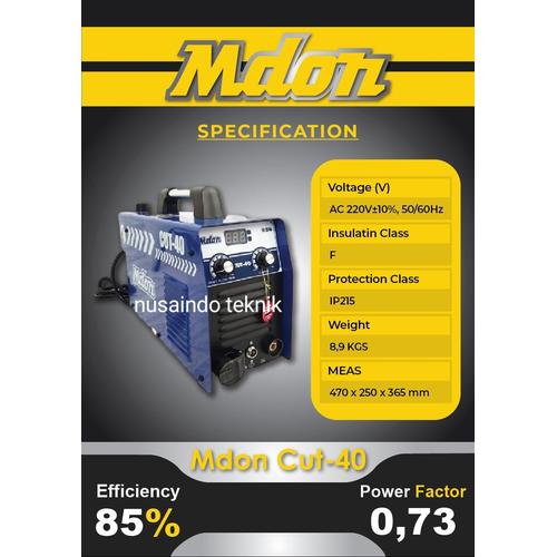 Jual Mesin las Cut 40 Plasma cutting potong Mdon cut40 Mesin plasma ...