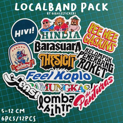 Jual Sticker Pack Band Lokal Indie Punk - Pack A-6Pcs - Kota Semarang ...