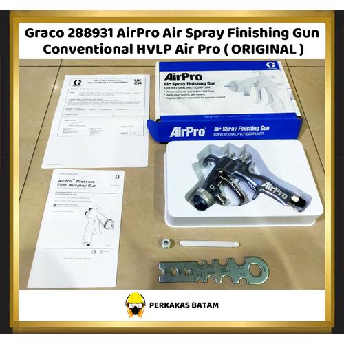 Jual Graco 288931 AirPro Air Spray Finishing Gun Conventional HVLP Air ...