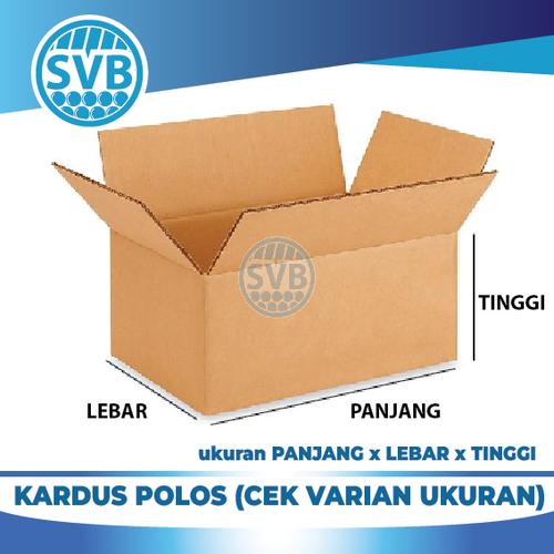Jual Kardus Dus Polos Mailer Shipping Box Panjang x Lebar x Tinggi ...