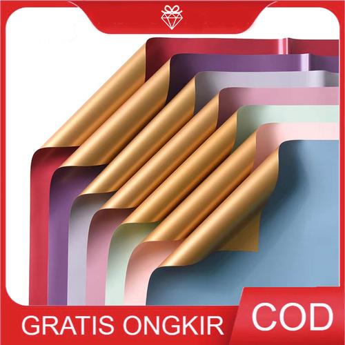 Jual 1LEMBAR Korean Wrapping Dove & Gold - Bahan buket bunga W003 ...