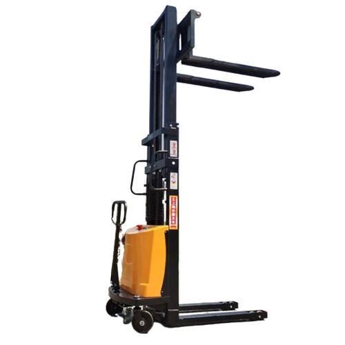 Jual Semi Electric Hand stacker 2T*3.5 M /Hand lift Elektrik 2 ton 3.5 ...