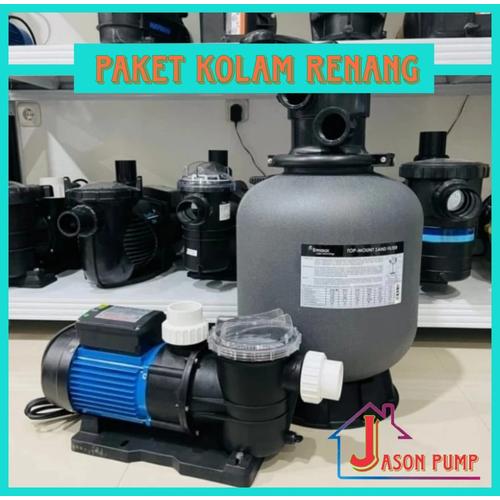 Jual Pompa Kolam Renang STP-75 3/4Hp Paket Pompa Kolam Renang Emaux 16 ...