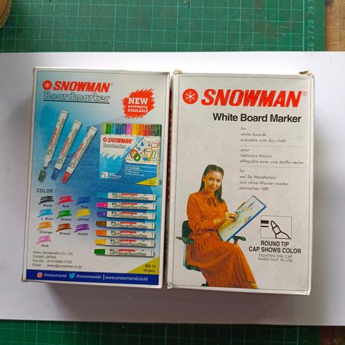 Jual spidol whiteboard snowman / 1 pcs # original snowman - Hitam ...