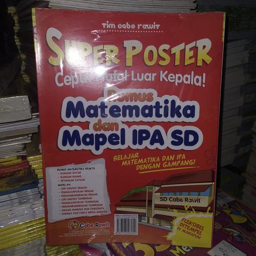 Jual Super poster rumus matematika dan mapel IPA SD. vup1 - Kab. Bantul ...