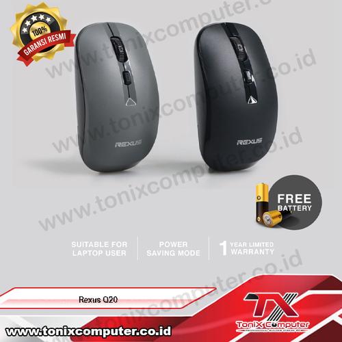 Jual Mouse Wireless Silent Rexus Q20 Office Mouse | Mouse Wireless ...