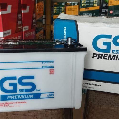 Jual aki basah GS n100 12v 100ah 95e41rbattery genset kapal truck accu ...