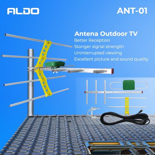Jual Antena Tv Digital Outdoor /Luar ANT-01 ALDO High Gain Digital Antene - Jakarta Pusat ...