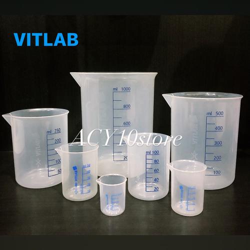 Jual VITLAB Griffin Beaker, PP, 50ml, 100ml, 250ml, 500ml, 1000ml - 10 ml - Jakarta Timur ...