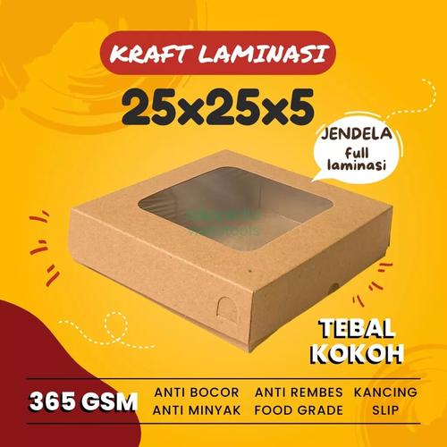 Jual E-Flute Kardus Mika Kemasan Parcel Box, Roti, Cake, Puding ...