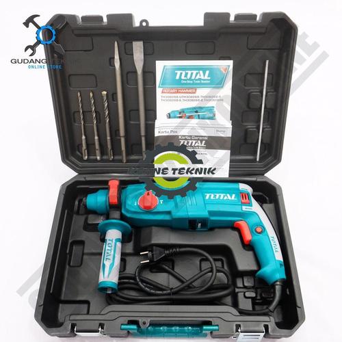 Jual Rotary Hammer 26mm TOTAL TH308268 / Mesin Bor Bobok Beton SDS Plus ...