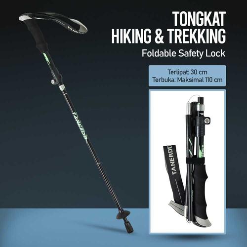 Promo Tongkat Lipat Hiking Camp Gunung Trekking Alpenstock Ringan ...