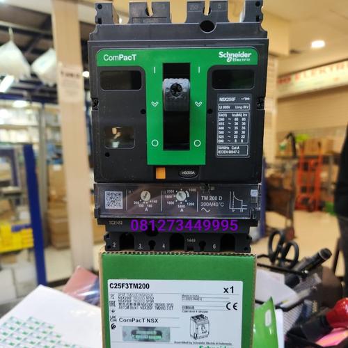 Jual SCHNEIDER MCCB BREAKER NSX250F 3P 200A 36KA NEW GENERATION SCHNEIDER - Jakarta Pusat ...