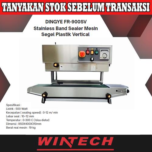 Jual DINGYE FR-900SV Stainless Band Sealer Mesin Segel Plastik Vertical ...
