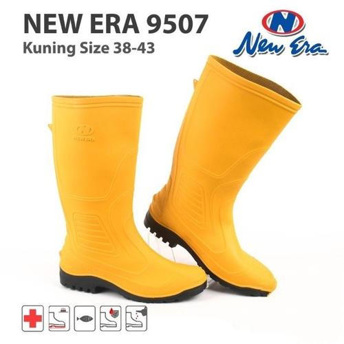 Jual Sepatu Boot Tinggi New Era 9507 APD Sepatu Kontruksi Proyek ...
