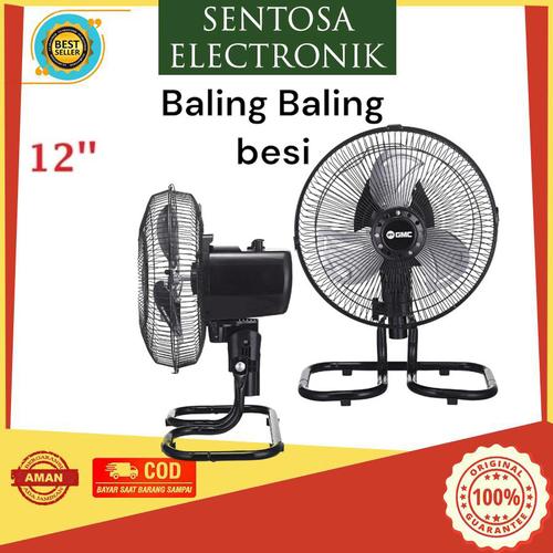 Jual Kipas Angin Besi GMC 722 Bisa Meja & Dinding 12 Inch - Jakarta ...