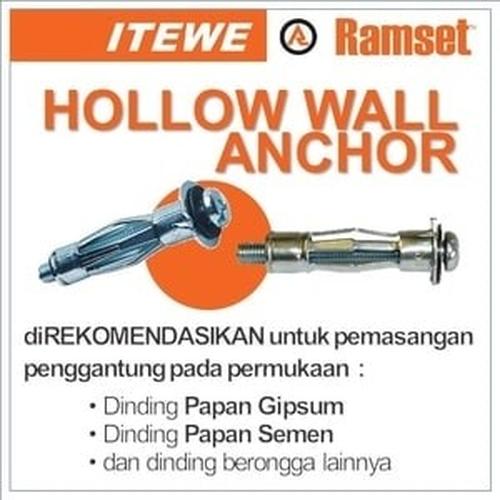 Jual Angkur Papan Gypsum / Papan semen - Hollow Wall Anchor HW24M4 ...