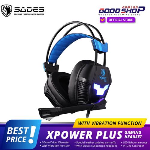 Jual Sades Xpower Plus Gaming Headset - Jakarta Pusat - Goodgamingshop | Tokopedia