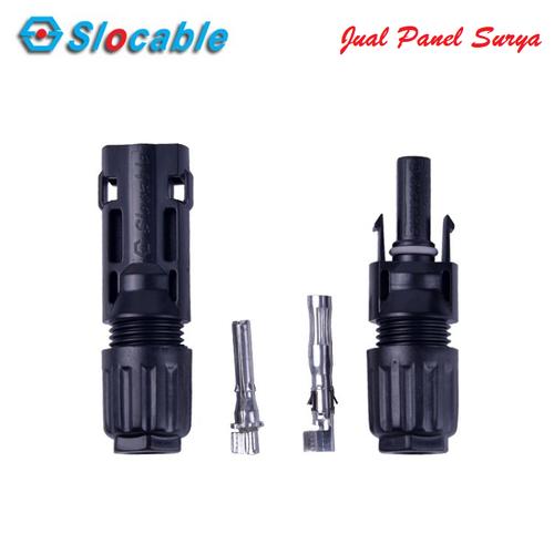 Jual MC4 Connector MC4 4mm 6mm SLOCABLE Konektor MC4 Solar Panel Surya ...