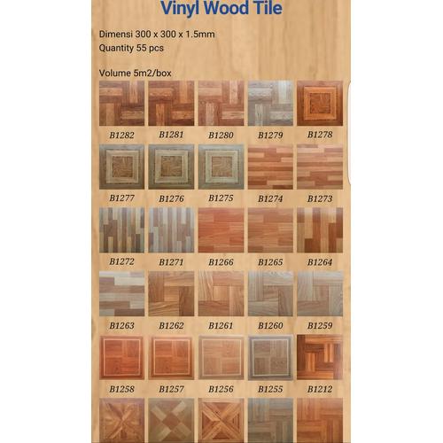Jual Lantai Vinyl Tile Borneo Per Box Ukuran 30 cm x 30 cm - Jakarta ...