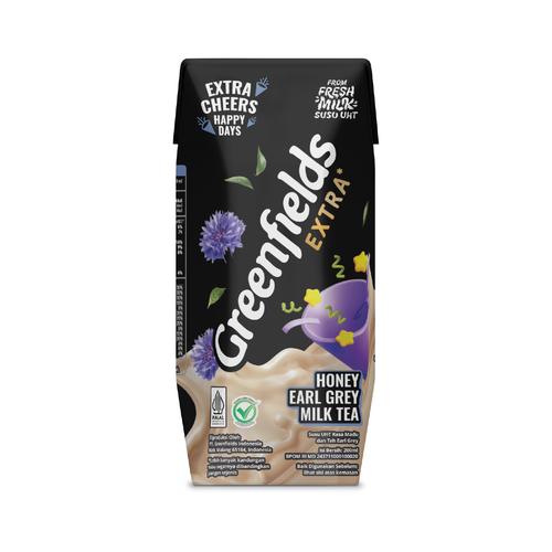Jual Greenfields UHT Extra Cheers Happy Days Honey Earl Grey Milk Tea ...