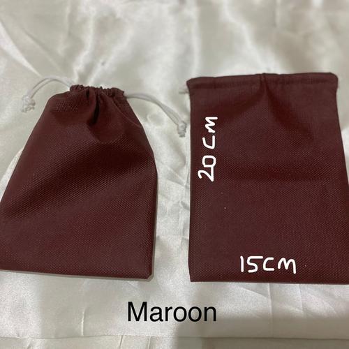 Jual Pouch Bag Kantong Serut Spunbond ukuran 15 x 20 cm/ pouch ...