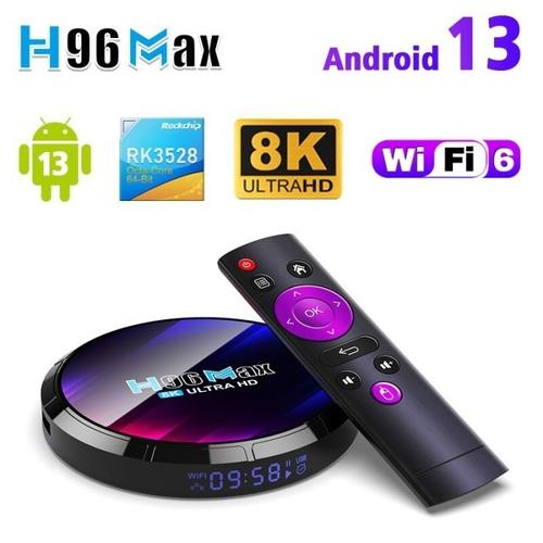 Jual Android Tv Box H96 MAX V13 2GB/16GB RK3528 Android 13 Bluetooth 5. ...