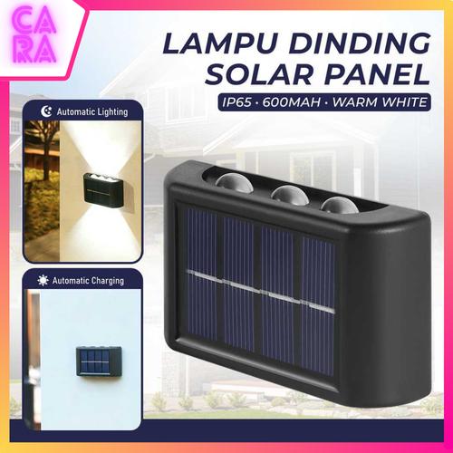 Jual Lampu Dinding Solar Outdoor Modern Wterproof IP65 600mAh Warm ...