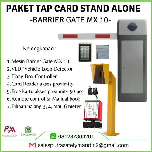 Jual PAKET BOOM GATE MX 10 STAND ALONE TANPA AKSES PALANG PARKIR ...
