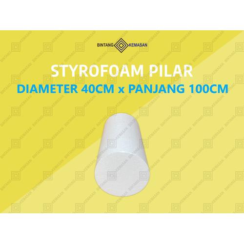Jual Styrofoam Pilar / Tabung / Bulat Diameter 40 x 100cm - Jakarta ...
