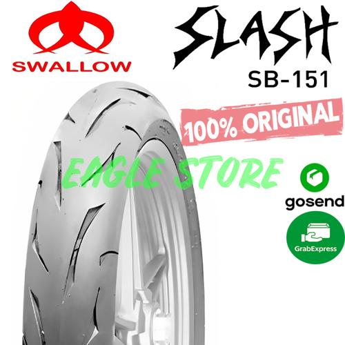 Jual Swallow Slash Soft Compound 80 90 14 17 Ban Motor Tubeless SB151 ...