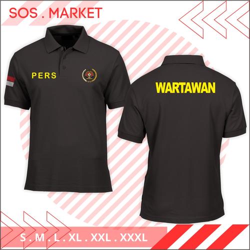 Jual BAJU POLO - POLO SHIRT PERS - POLO CUSTOM PERS WARTAWAN - Merah, S ...