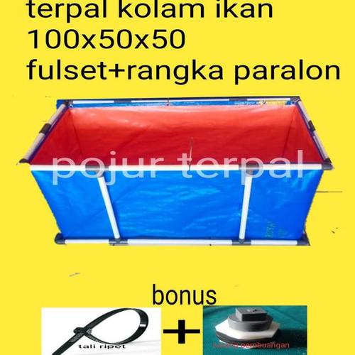 Jual TEAL KOLAM IKAN 100X50X50 FULLSET+RANGKA - HANYA RANGKA - Jakarta ...