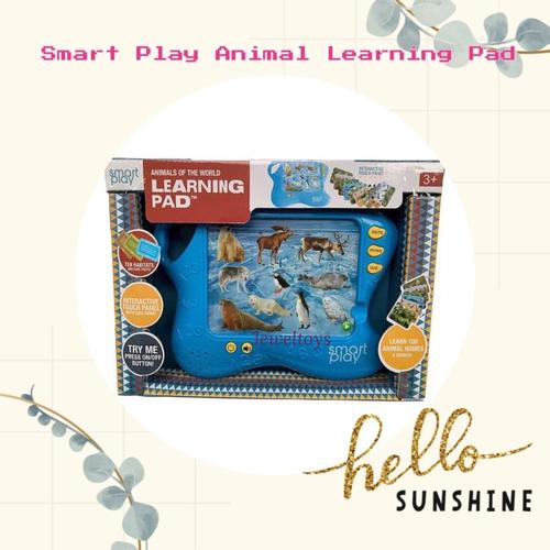 Jual mainan anak LA TOYS smart play animal of the world learning pad ...